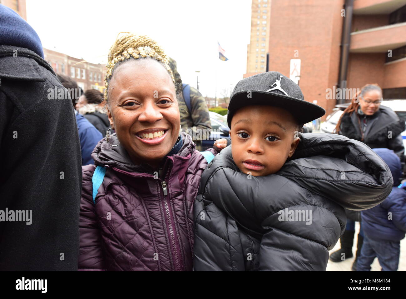 New York, USA. 4th March, 2018. Community Advocate Shemene Monique ...