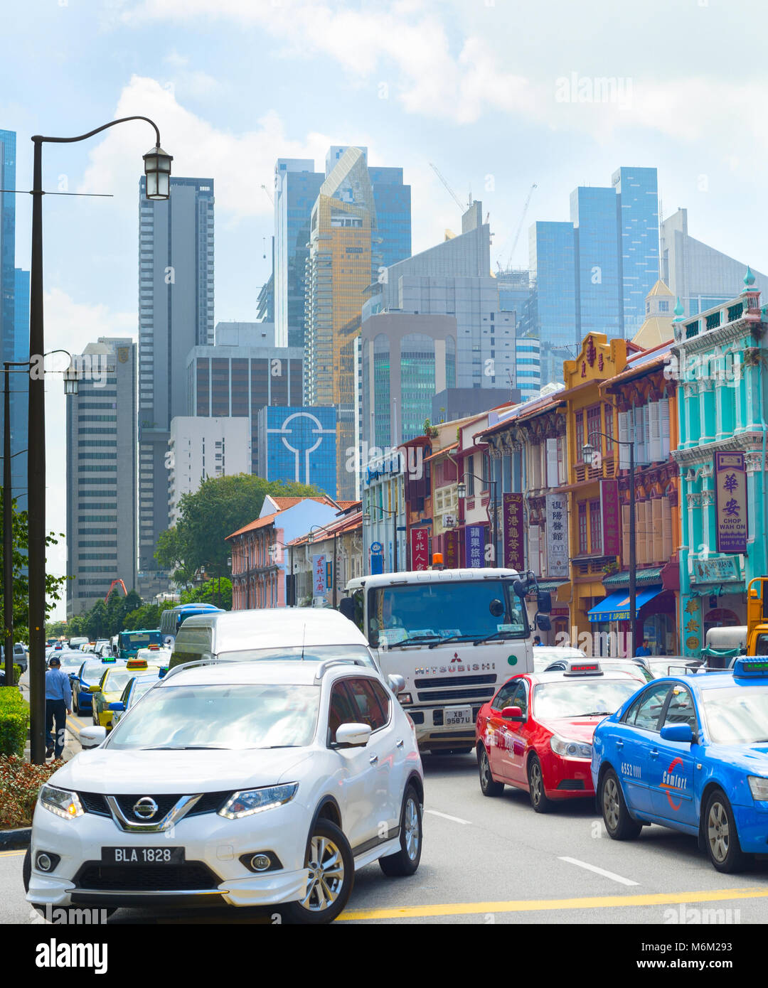 Singapore traffic jam hi-res stock photography and images - Alamy