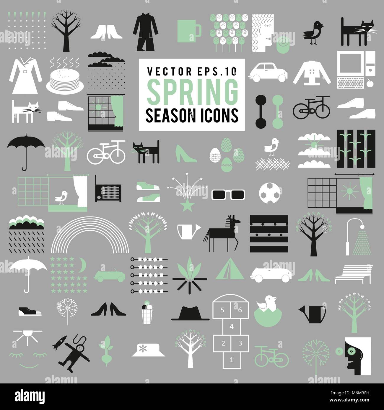 Rain ice cream Stock Vector Images - Alamy