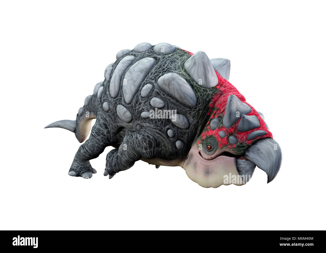 3D rendering of a fantasy alien animal isolated on white background ...