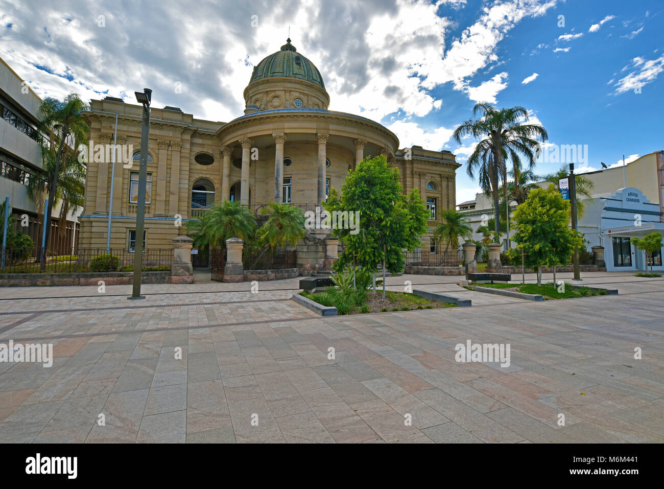 the historic customs house in rockhampton in queensland, australia ...