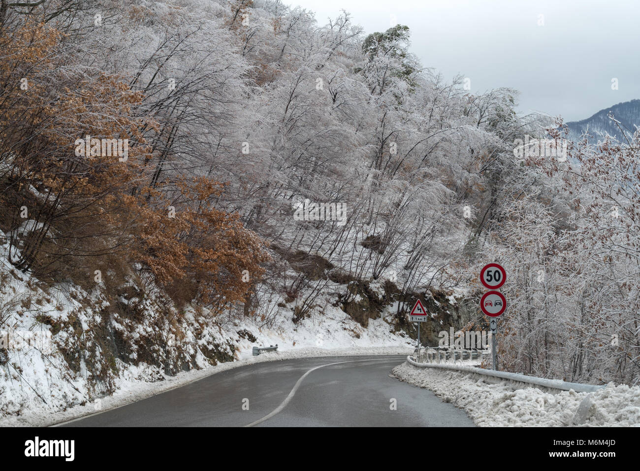 Ice storm frozen rural hi-res stock photography and images - Alamy