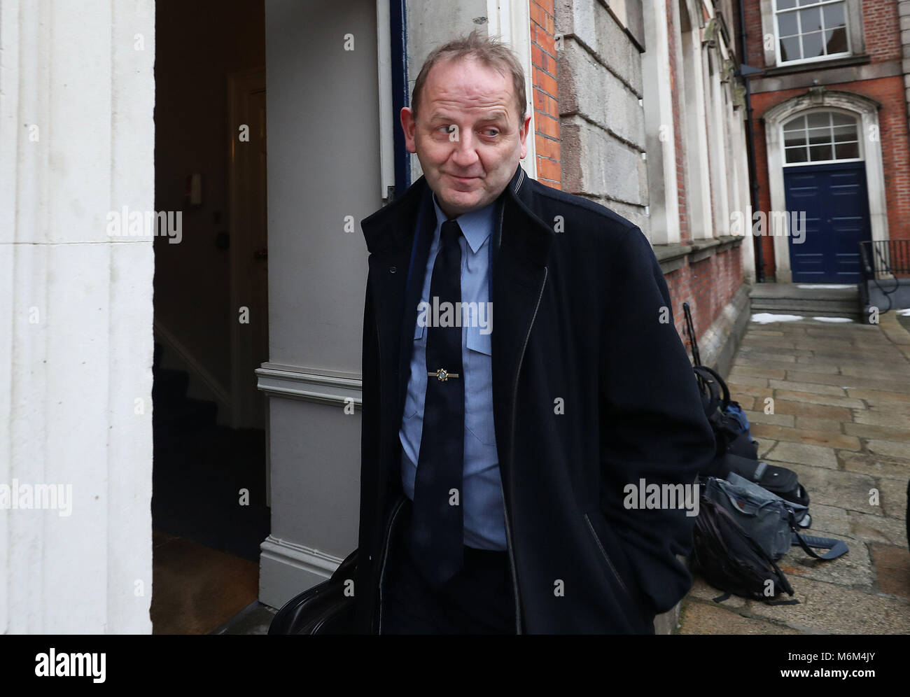 Garda Sergeant Maurice McCabe arrives to give evidence at the ...