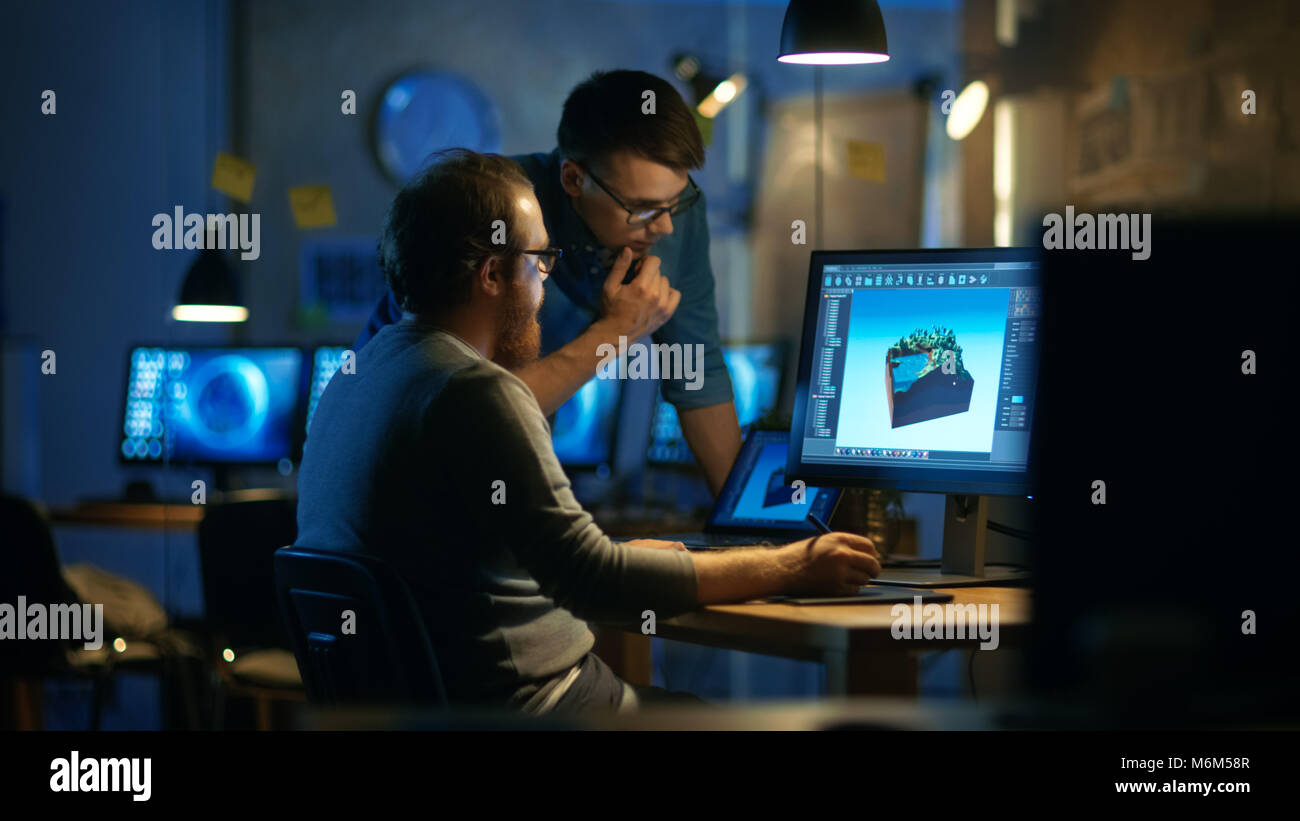 People graphic designer computer hi-res stock photography and images ...