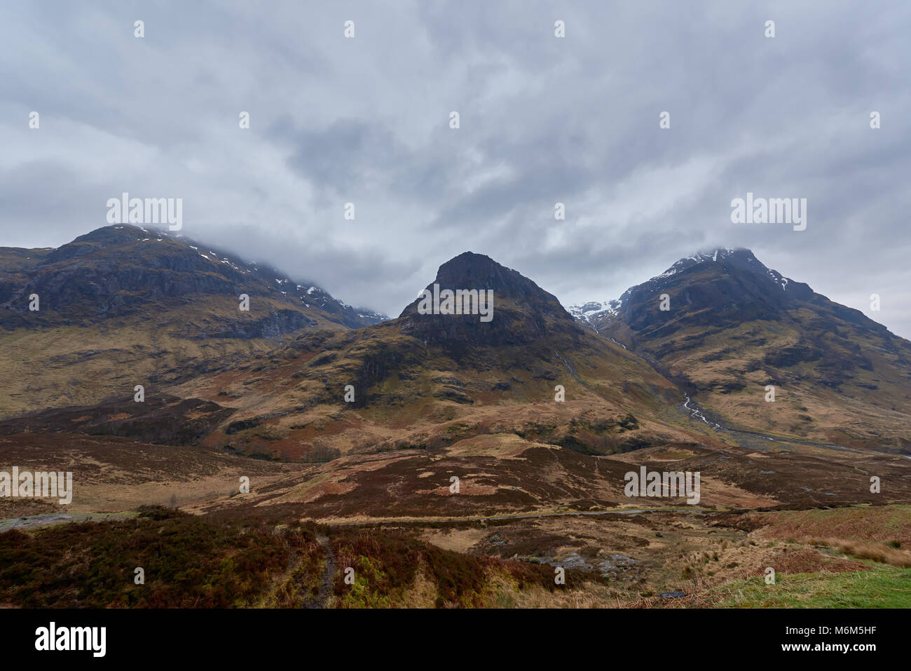 The Three sisters of Glencoe taken from the A82 Viewpoint. Classic ...