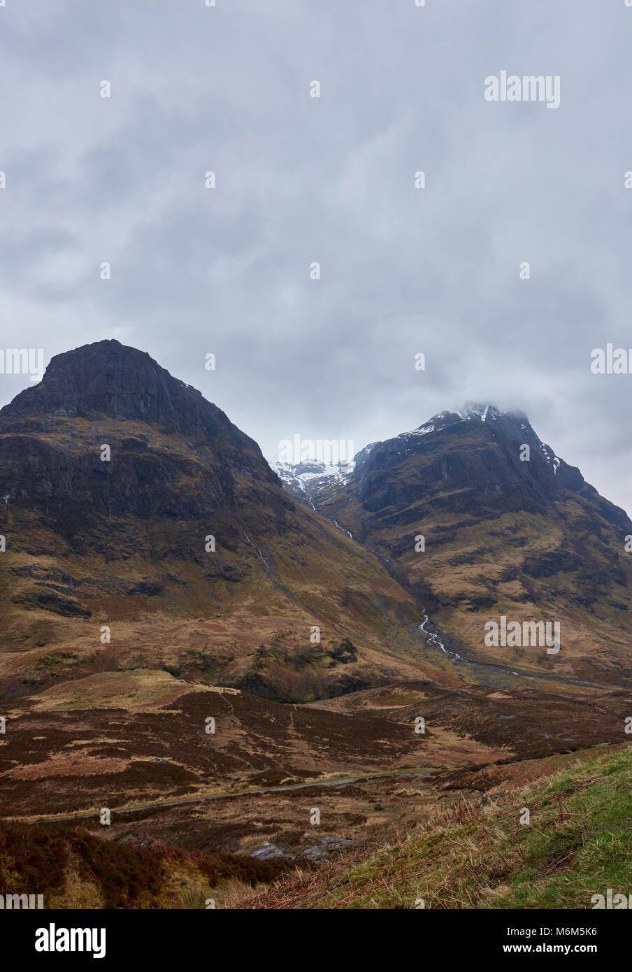 Two of the Three sisters at Glen Coe on one Scottish Spring Day in ...