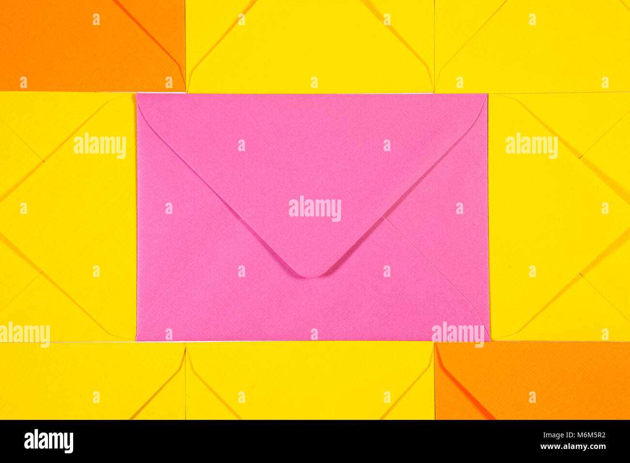 Pink envelopes hi-res stock photography and images - Alamy