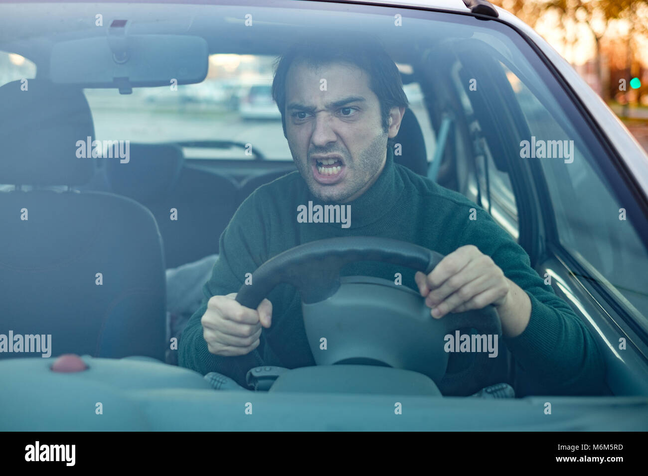 Frustrated driver traffic jam hi-res stock photography and images - Alamy