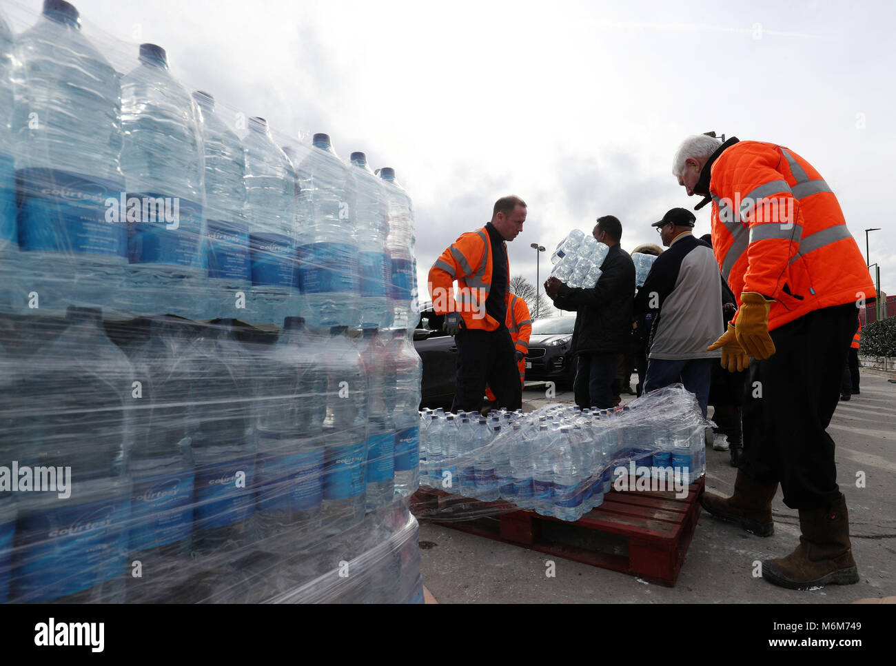 A bottled water station set up hi-res stock photography and images - Alamy
