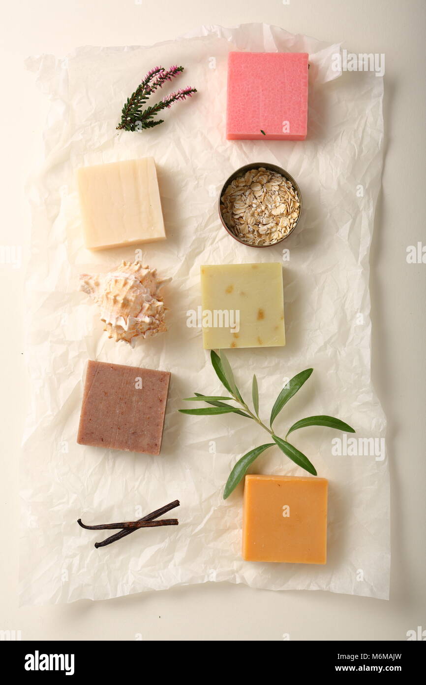 Set of soap Stock Photo - Alamy