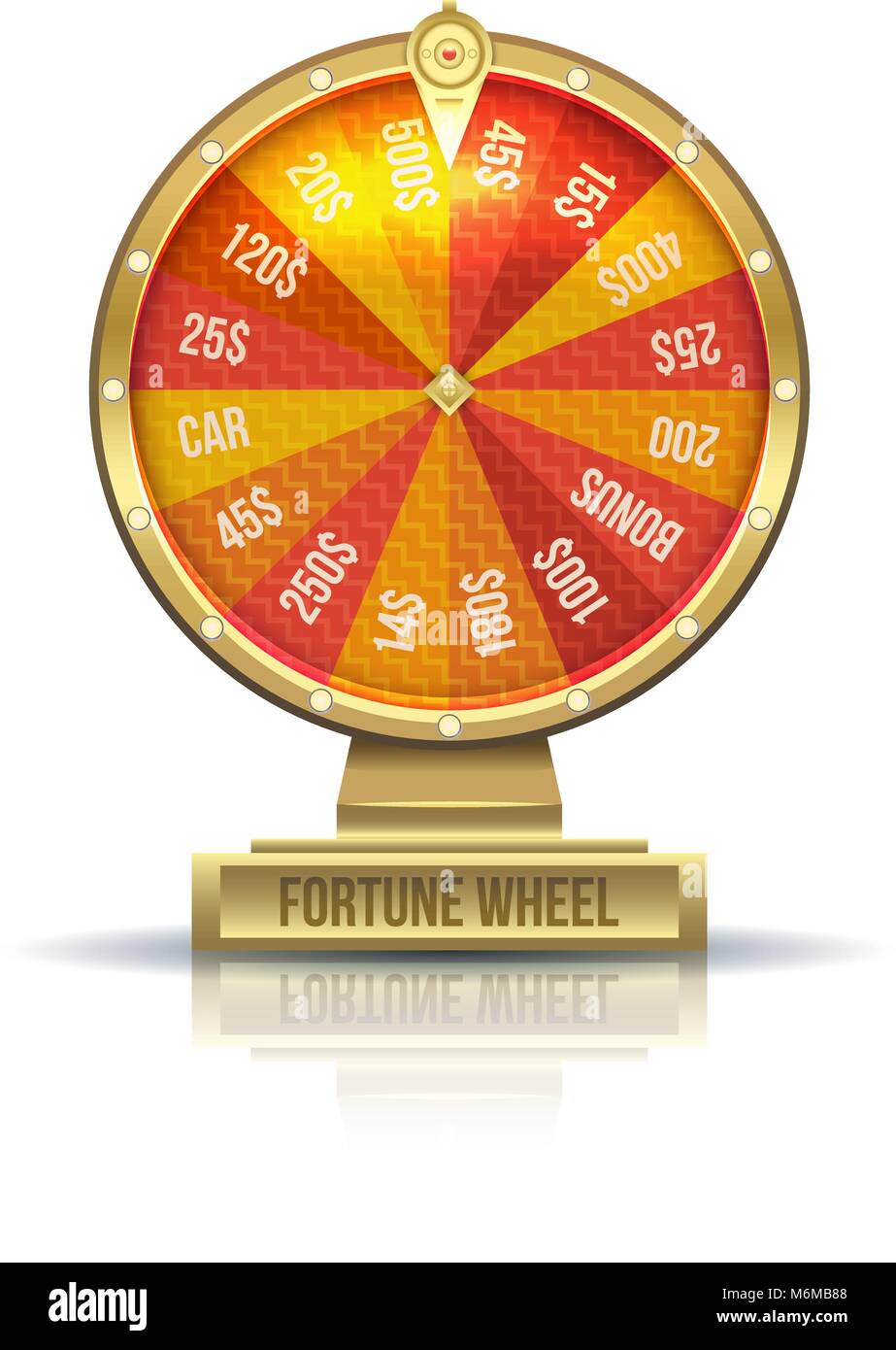 Isolated fortune wheel icon Stock Vector Images - Alamy