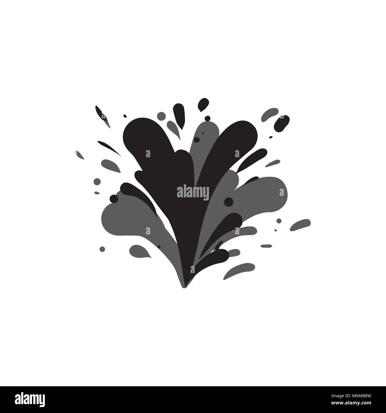 Water splash isolated vector icon Stock Vector Image & Art - Alamy