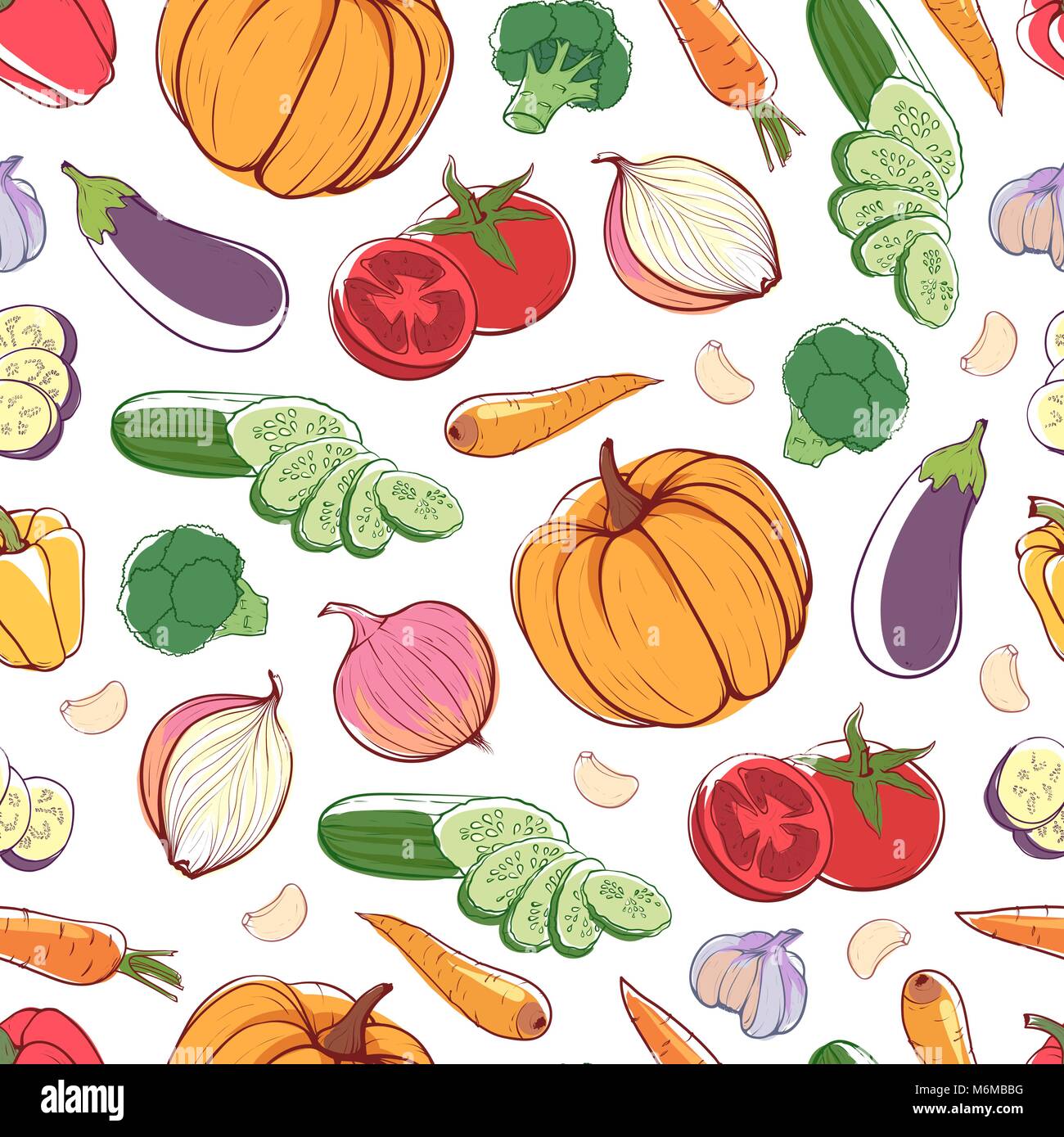 Mixed vegetable farm Stock Vector Images - Alamy