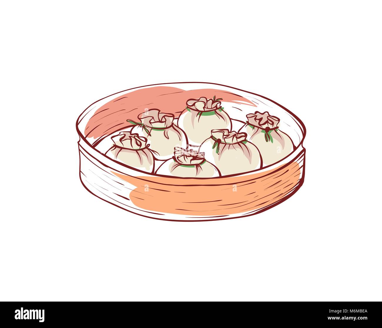 Dim sum isolated vector icon Stock Vector Image & Art - Alamy