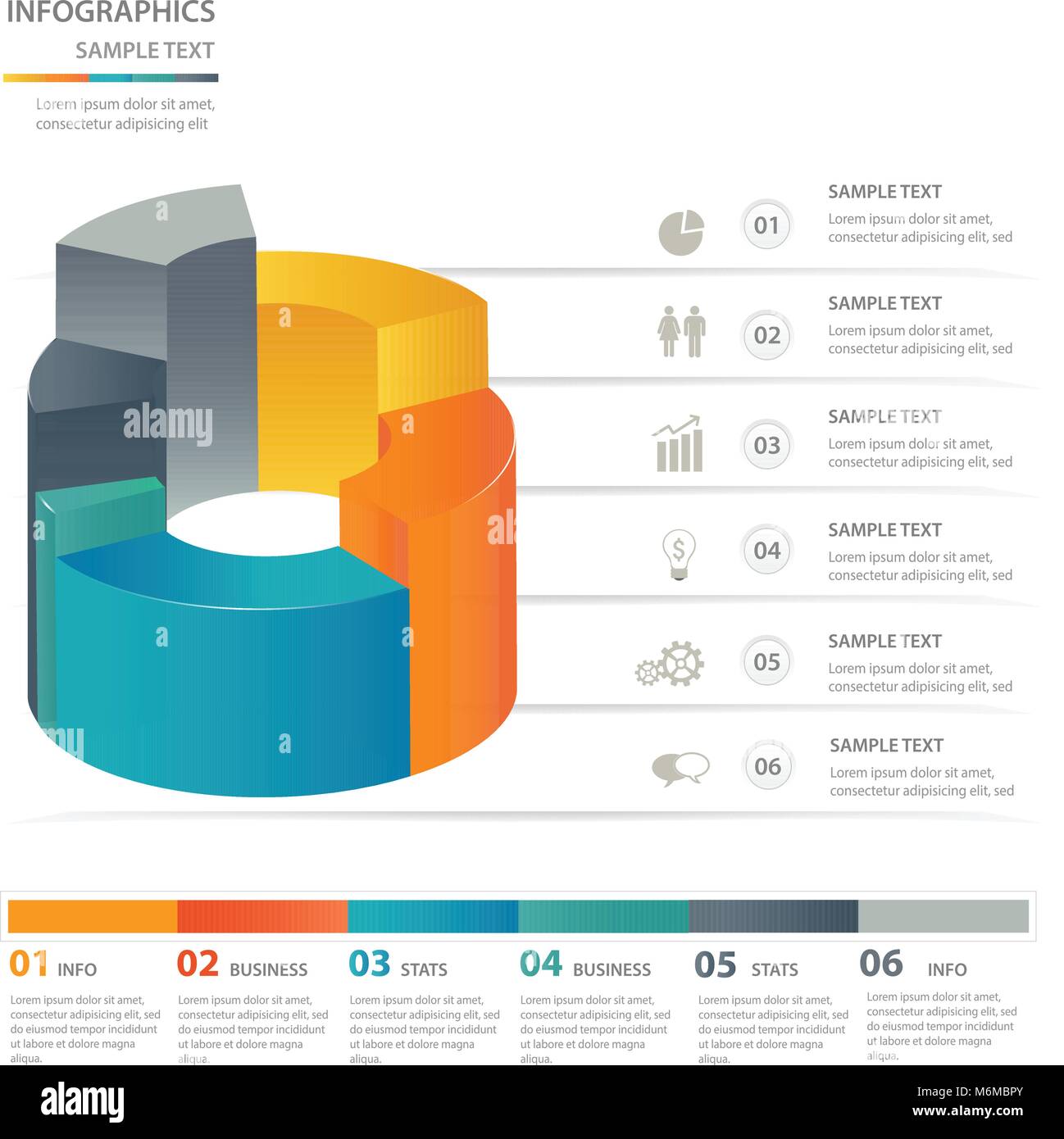 Colorful graph hi-res stock photography and images - Alamy