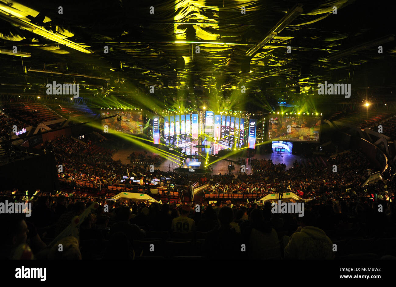 KATOWICE, POLAND - MARCH 02: General view of Spodek Arena during ...