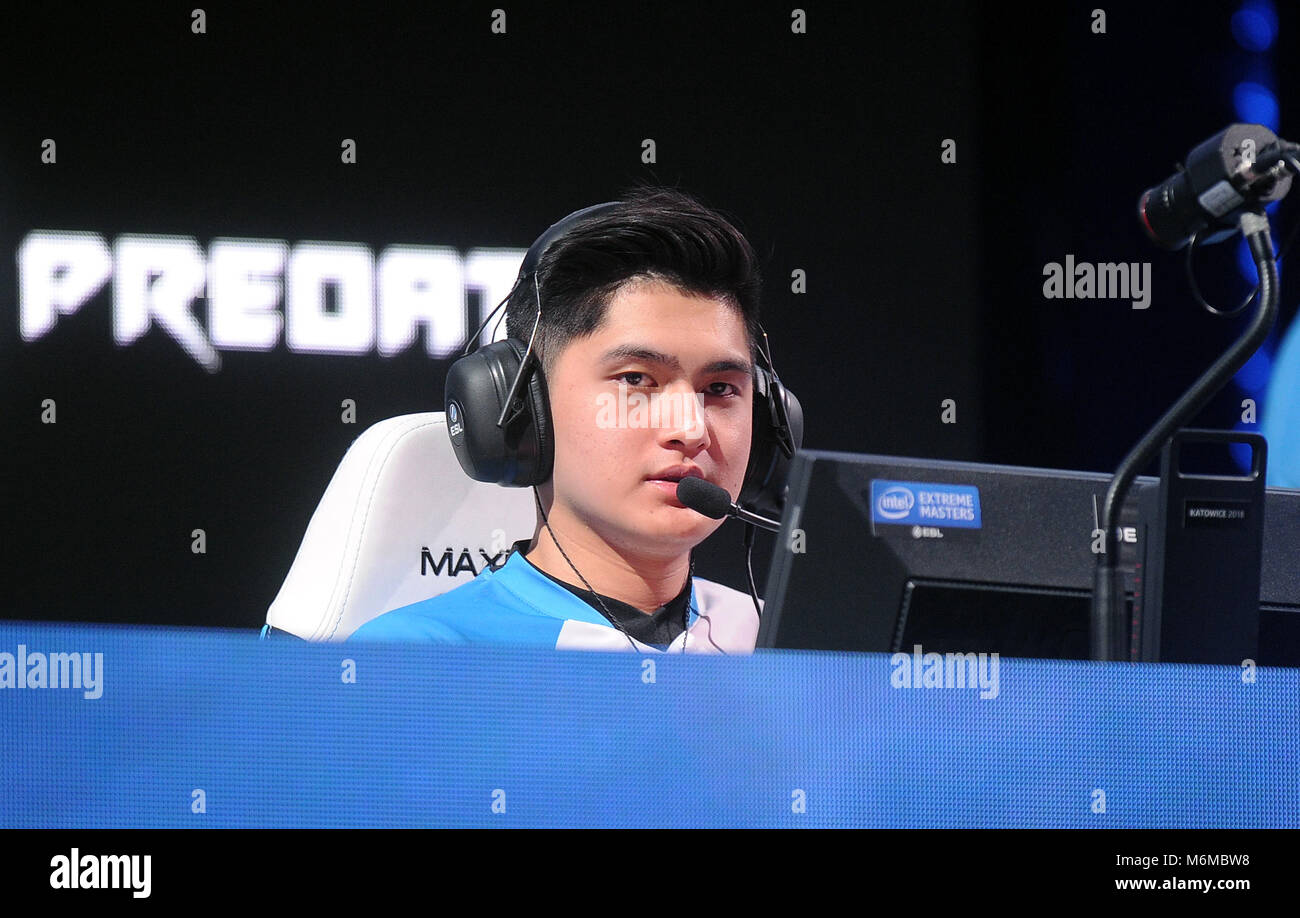 KATOWICE, POLAND - MARCH 02: Timothy autimatic Ta during Counter-Strike ...