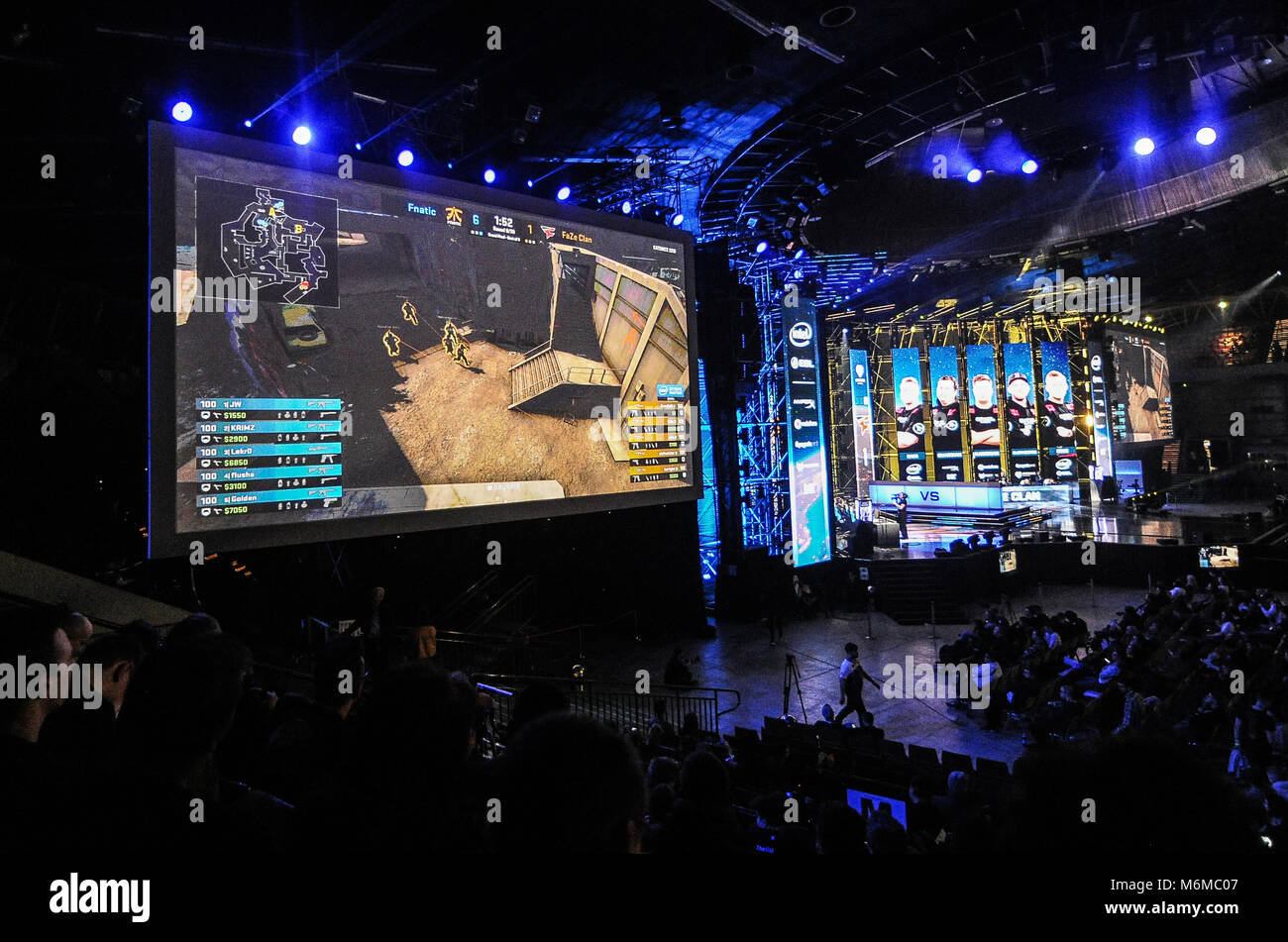 KATOWICE, POLAND - MARCH 04: General view of Spodek Arena during ...