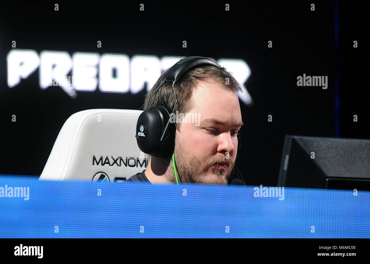 KATOWICE, POLAND - MARCH 04: Robin flusha Ronnquist during Counter ...