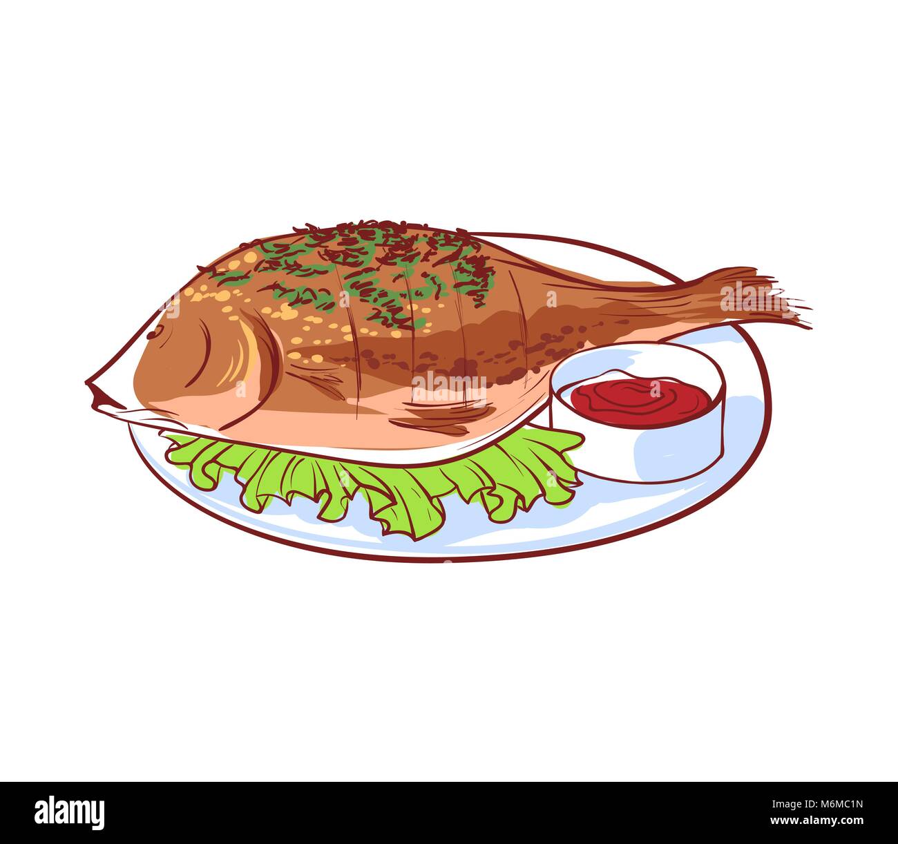 Fish sauce thailand Stock Vector Images - Alamy