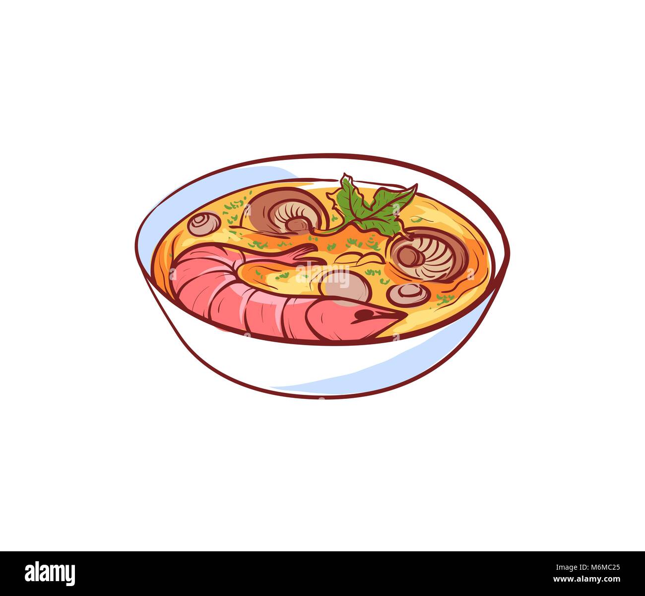 Tom yam seafood Stock Vector Images - Alamy