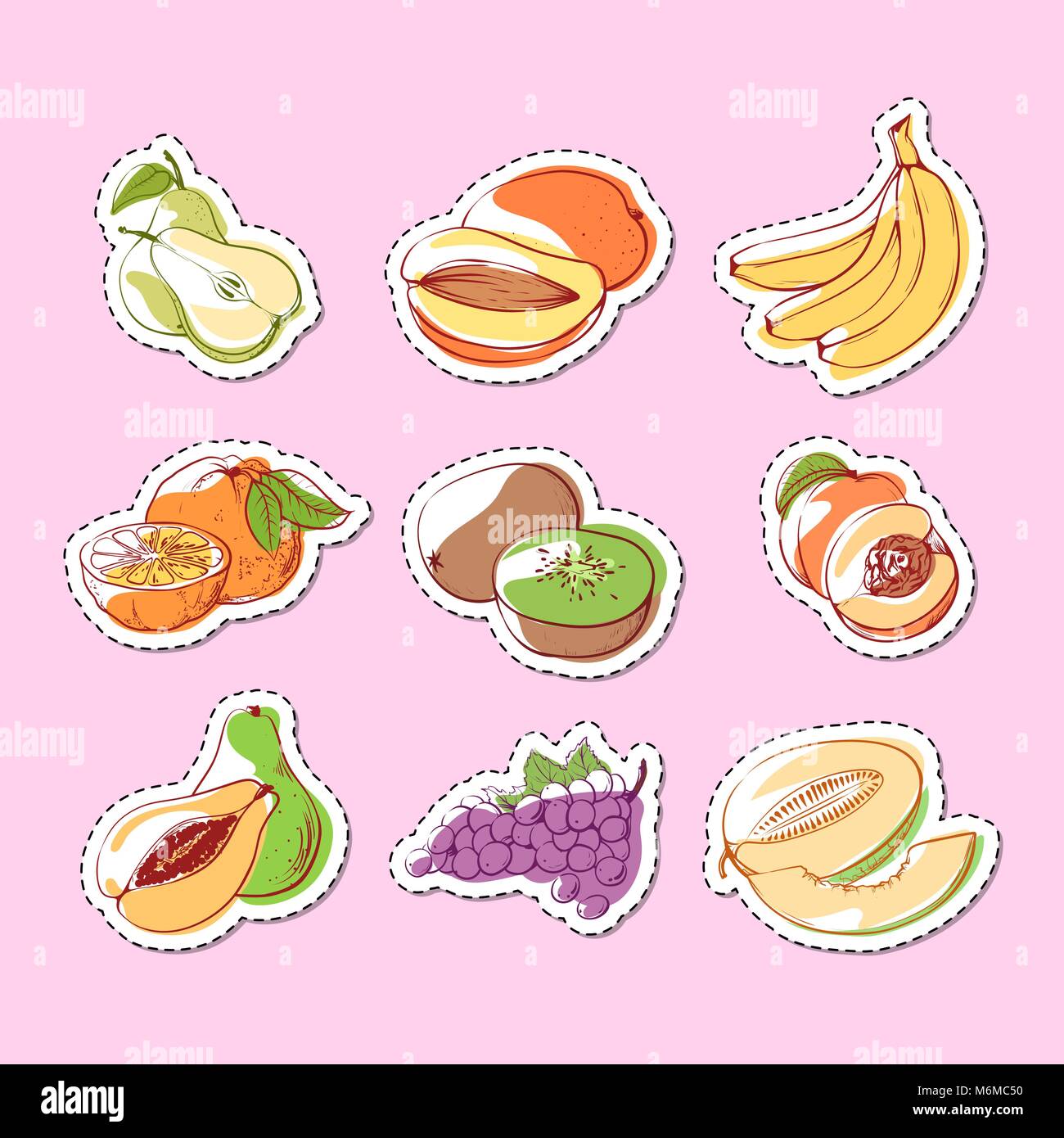 Grocery store food labels Stock Vector Images - Alamy