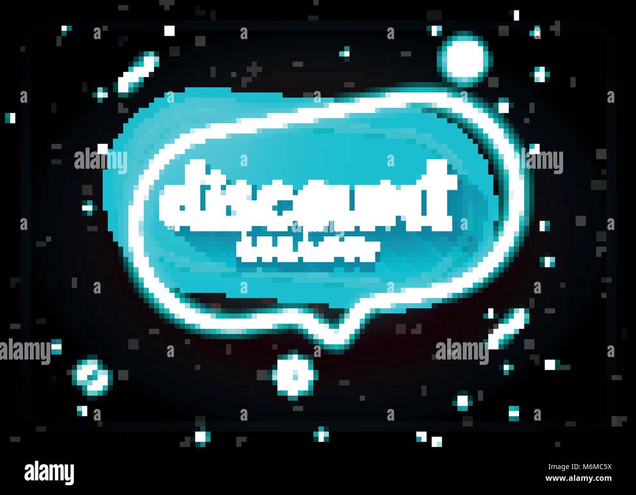 Promo banner geometric vector bubble Stock Vector Image & Art - Alamy