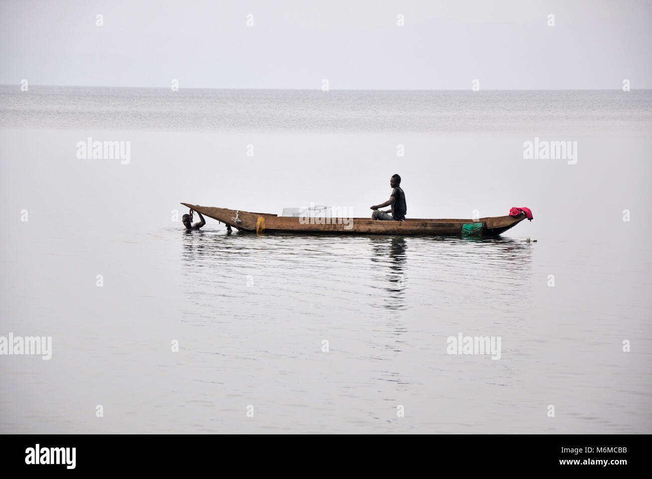 Democratic Republic of Congo, Kivu Lake Stock Photo - Alamy