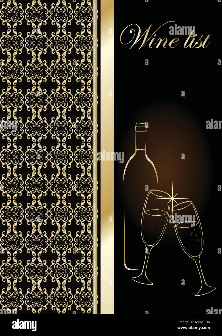 Drinks Menu Card Design template Stock Vector Image & Art - Alamy