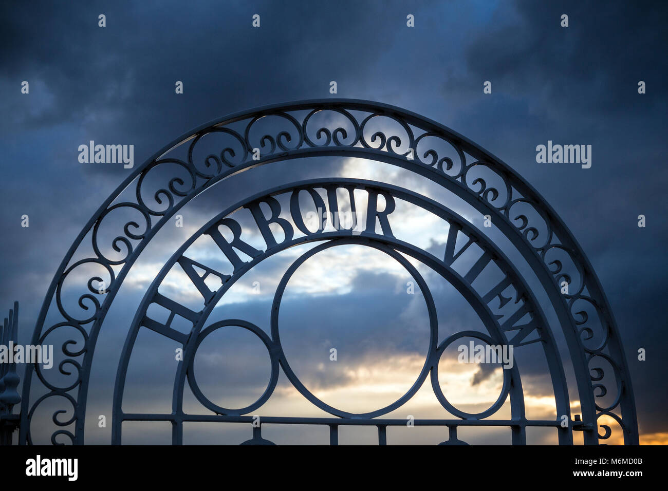 Harbour view sign,port, dock, haven, marina, dockyard, boatyard ...