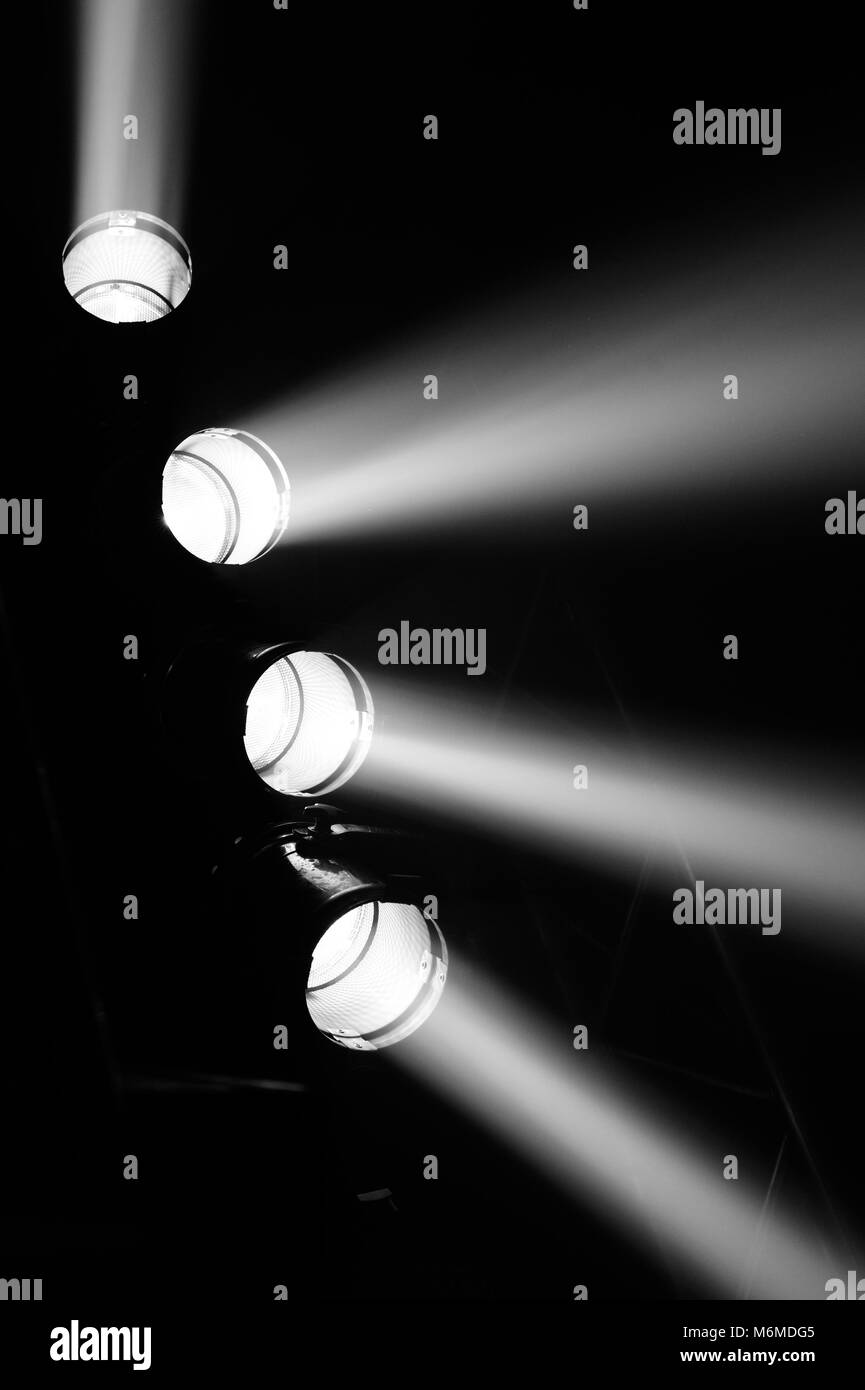 Four spot lights hi-res stock photography and images - Alamy