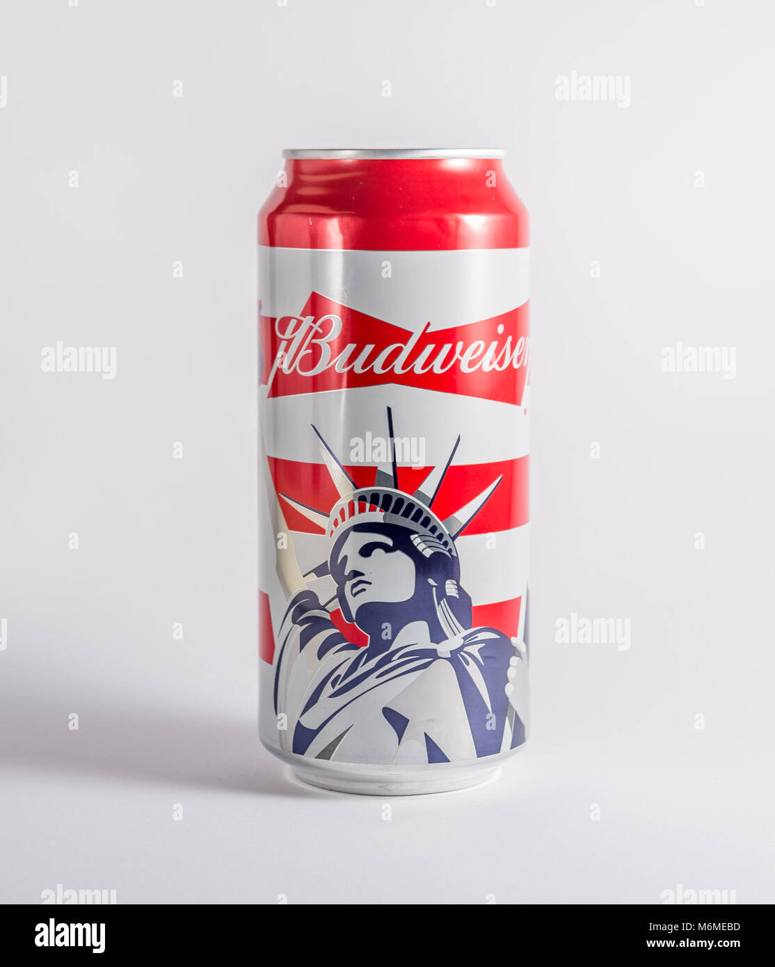 Budweiser beer can hi-res stock photography and images - Alamy