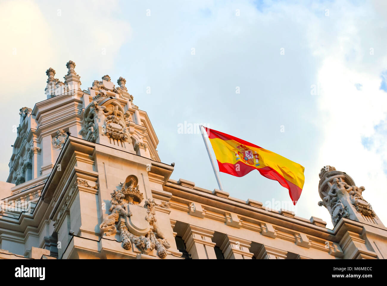 Palacio de Cibelis, Madrid, Spain Stock Photo - Alamy