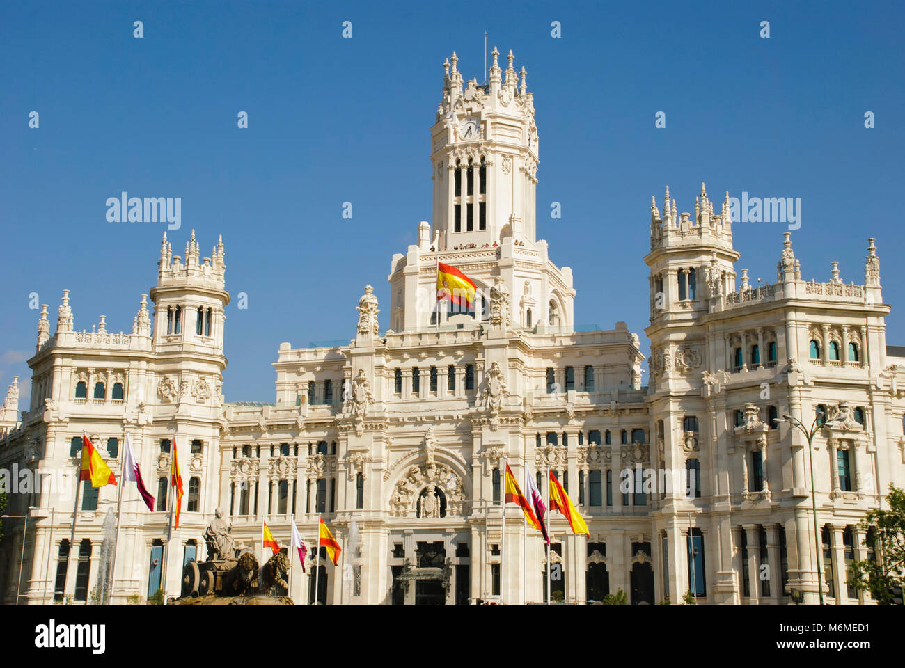 Palacio de Cibelis, Madrid, Spain Stock Photo - Alamy