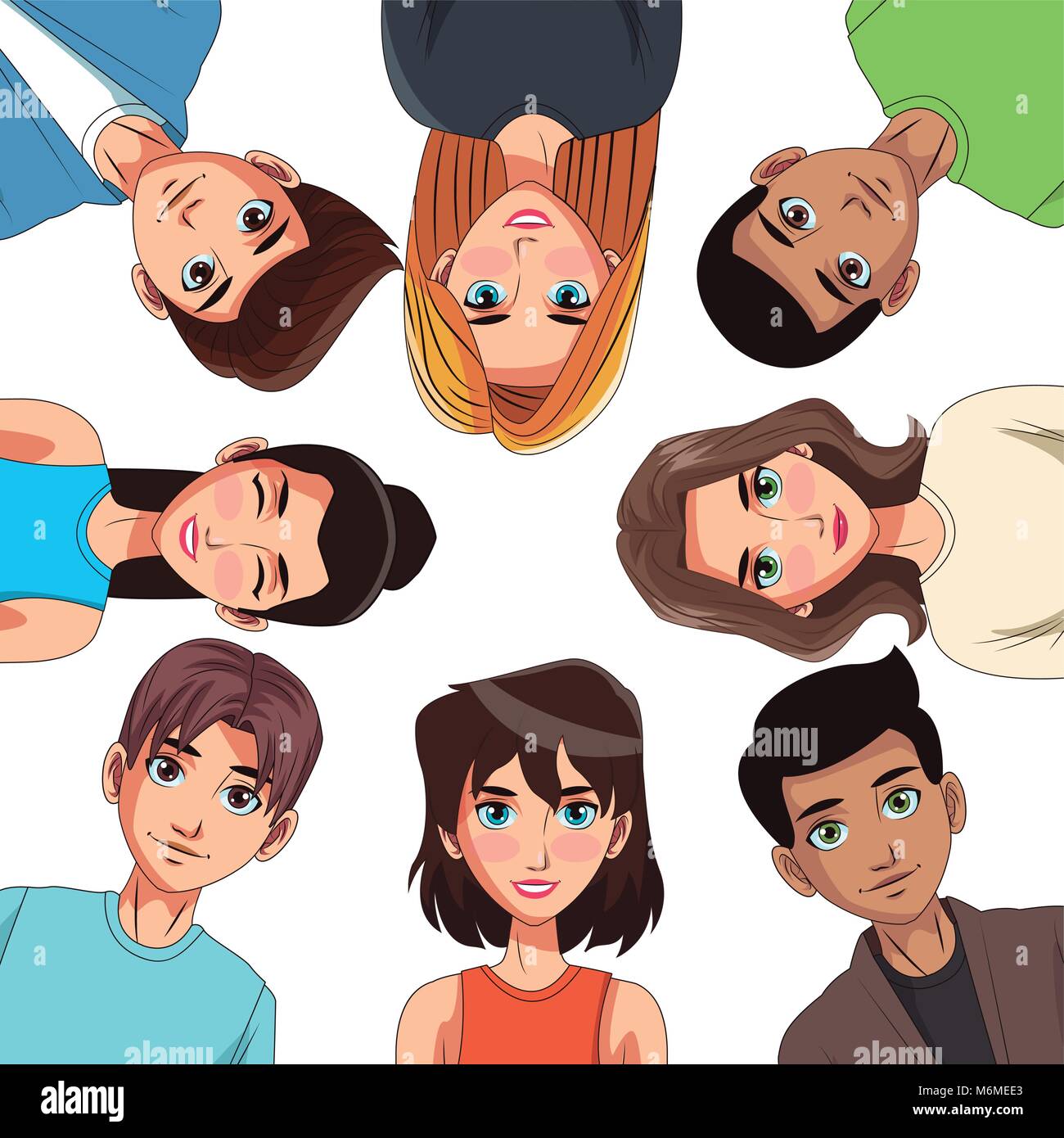 Man below view Stock Vector Images - Alamy