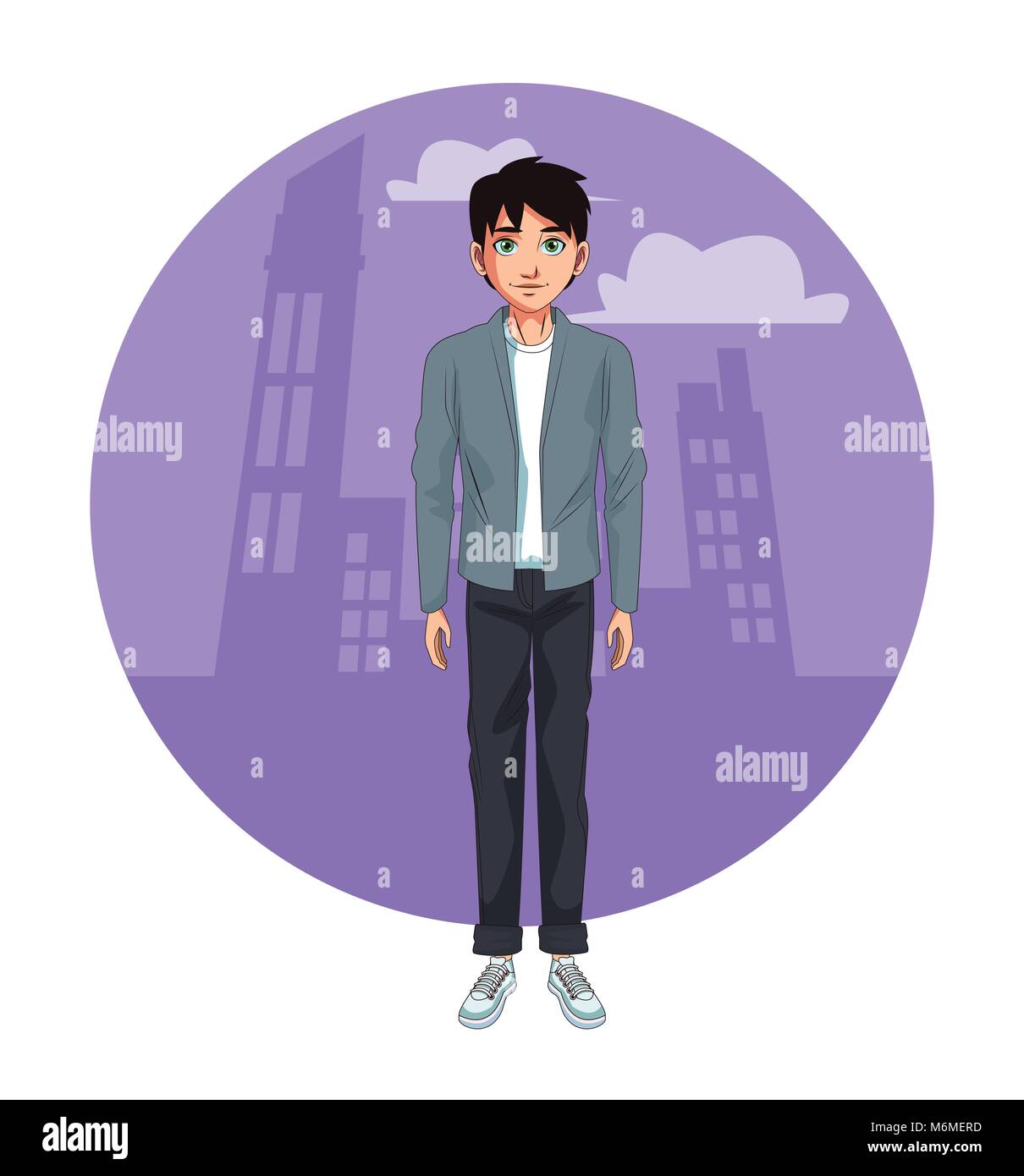 Young man cartoon Stock Vector Image & Art - Alamy