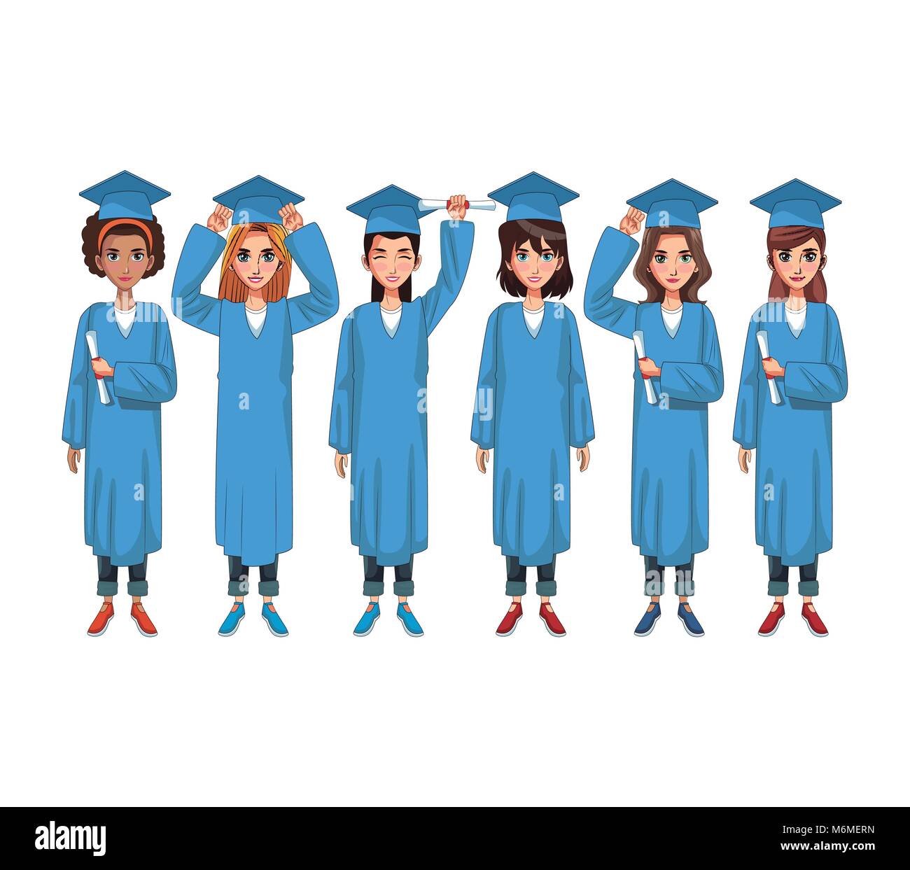 Young students cartoons Stock Vector Image & Art - Alamy