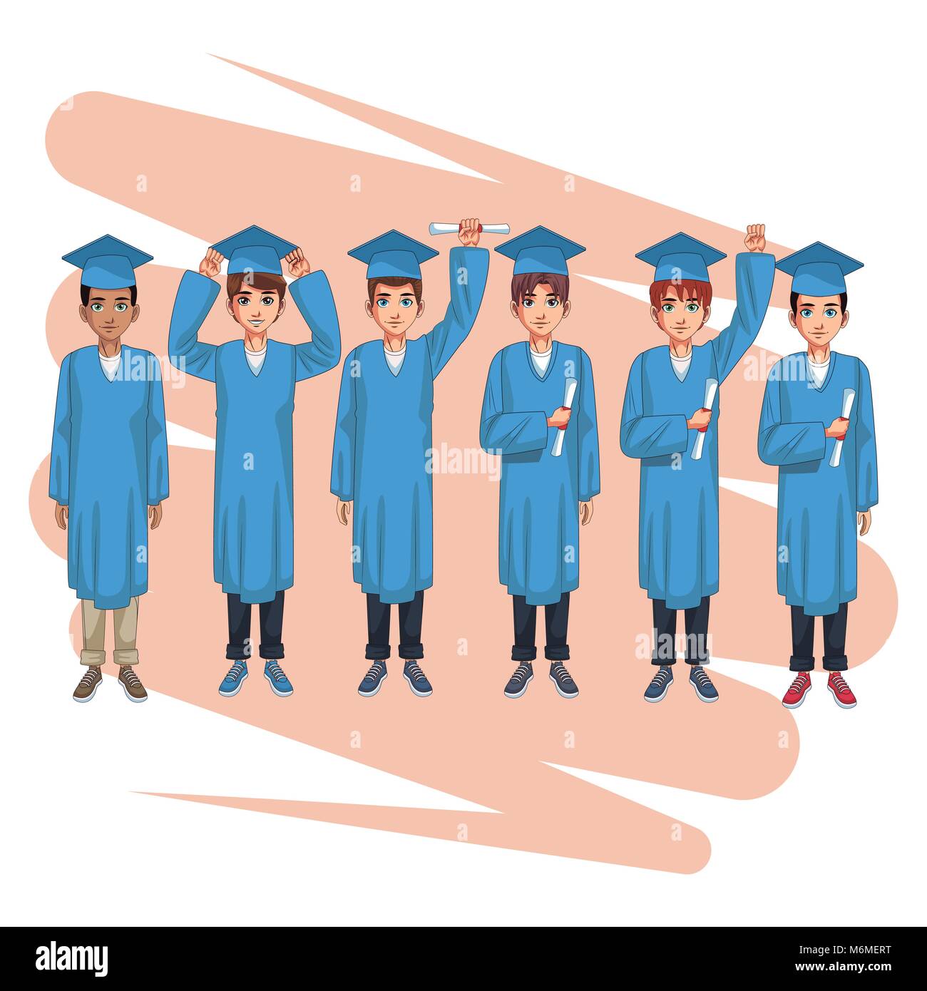 Young students cartoons Stock Vector Image & Art - Alamy