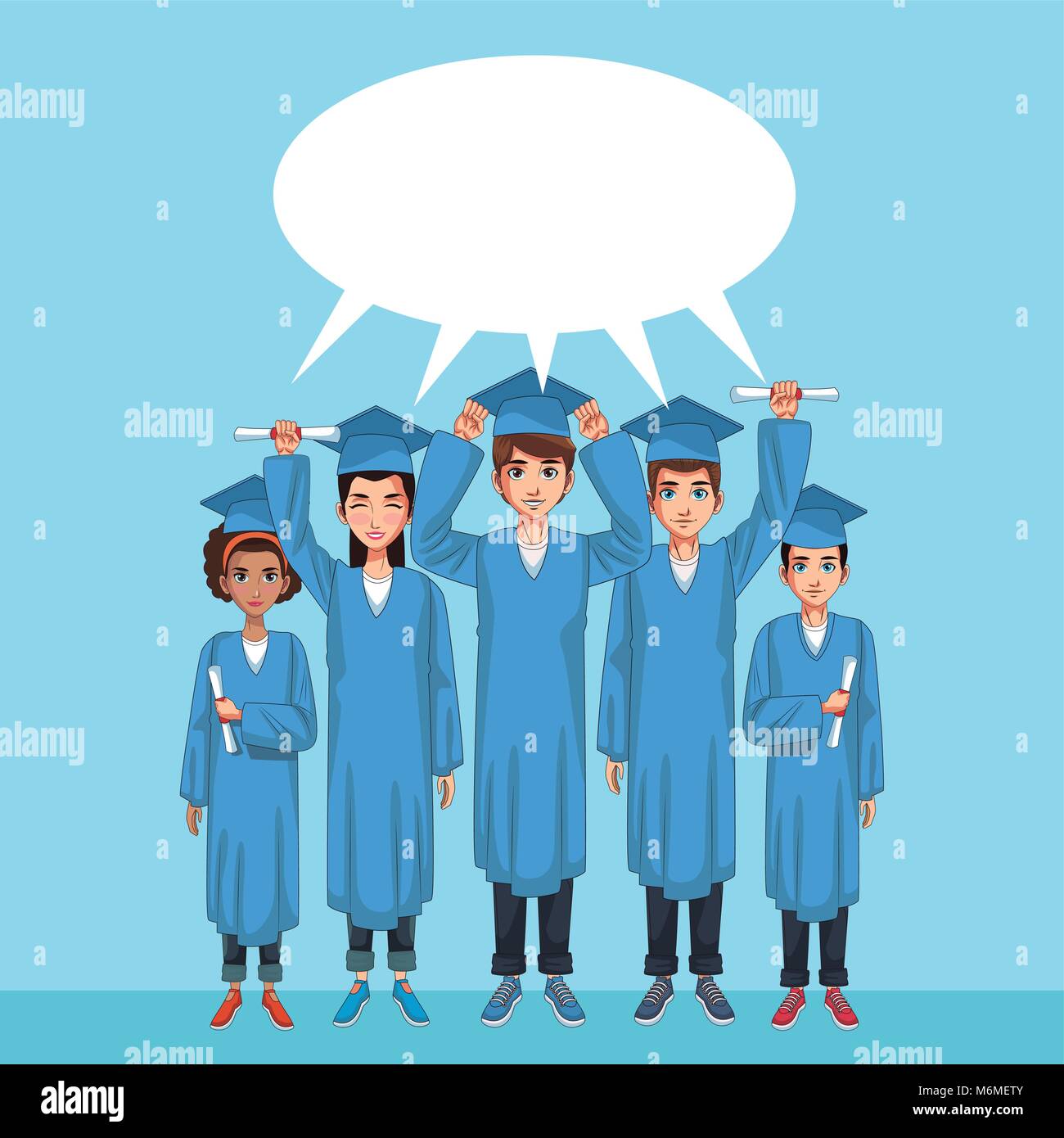 Young students cartoons Stock Vector Image & Art - Alamy