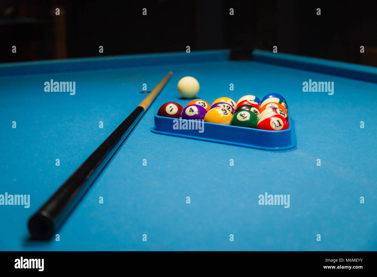 Billiards pyramid hi-res stock photography and images - Alamy