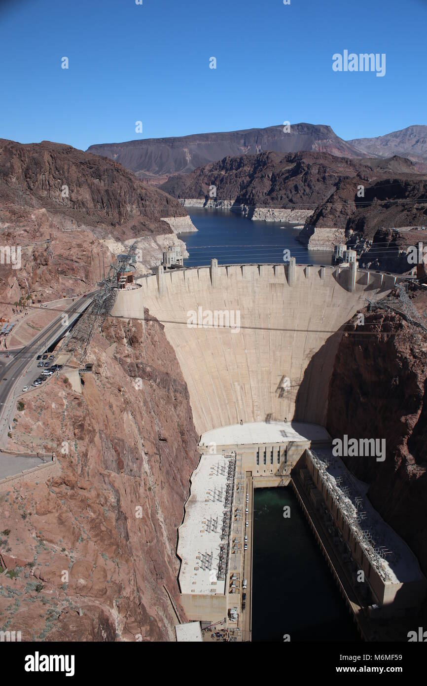 Hoover Dam on the Colorado River Stock Photo - Alamy