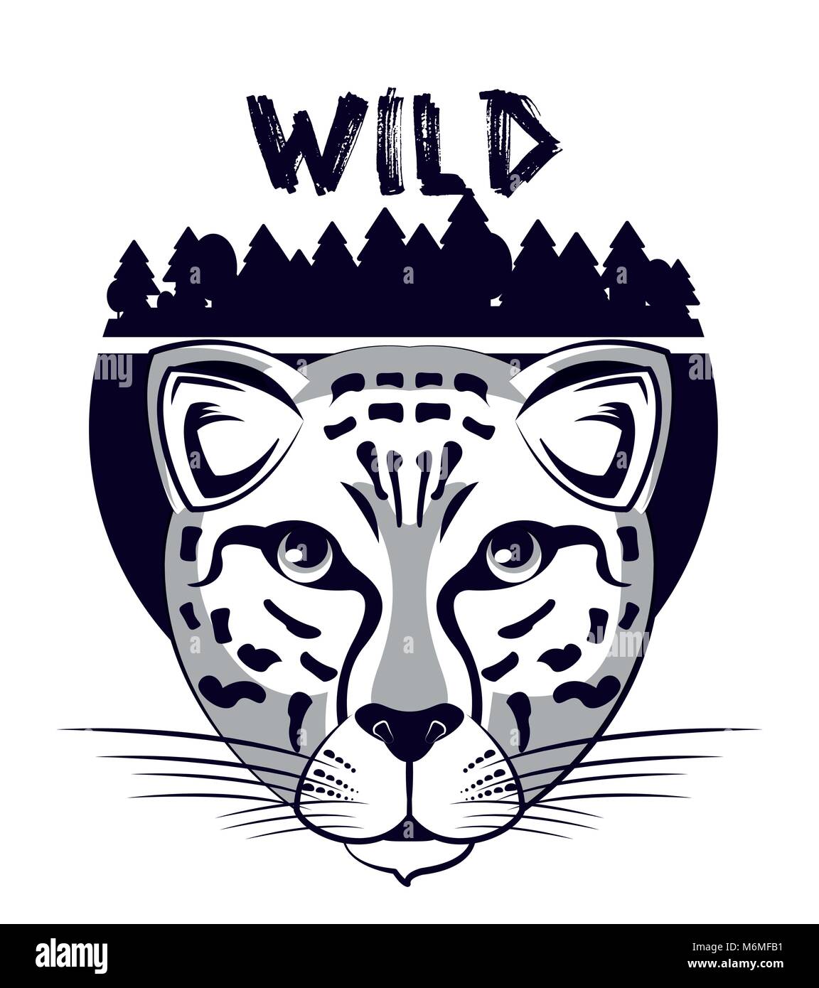 Wild animal print for t shirt Stock Vector Image & Art - Alamy