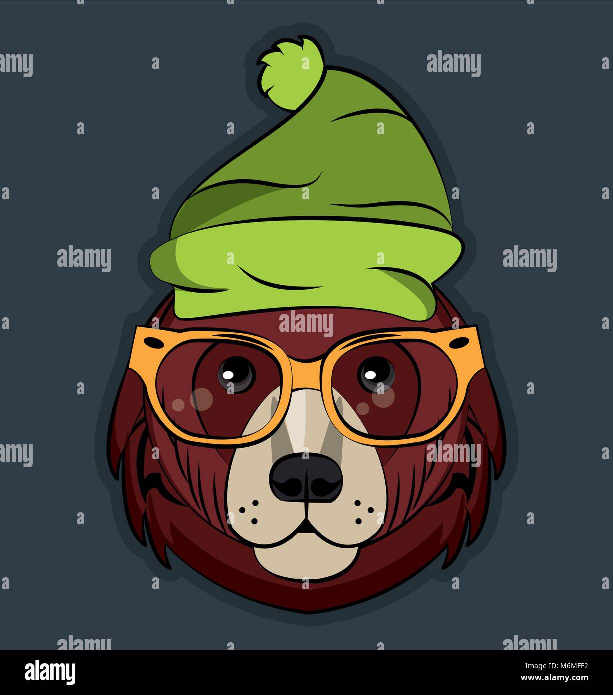 Cool wild animal cartoon Stock Vector Image & Art - Alamy