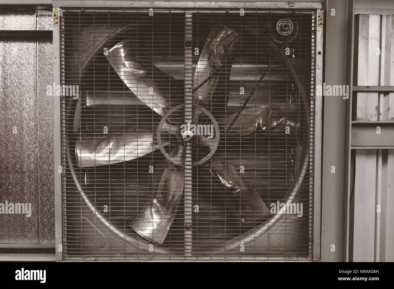 Ventilators The large, damaged, impeller blades Stock Photo - Alamy