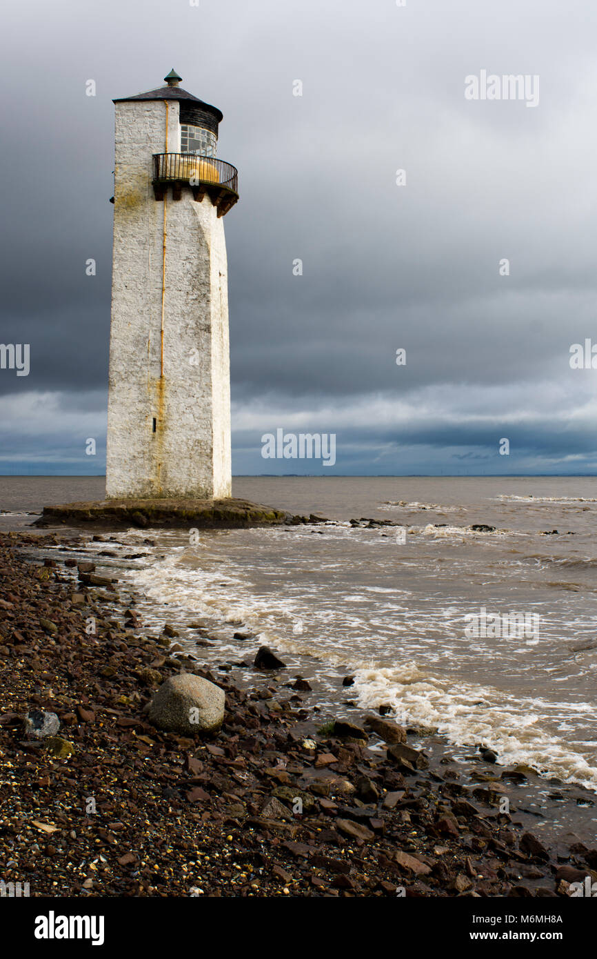 Southerness Lighthouse, Dumfries and Galloway, Scotland Stock Photo - Alamy