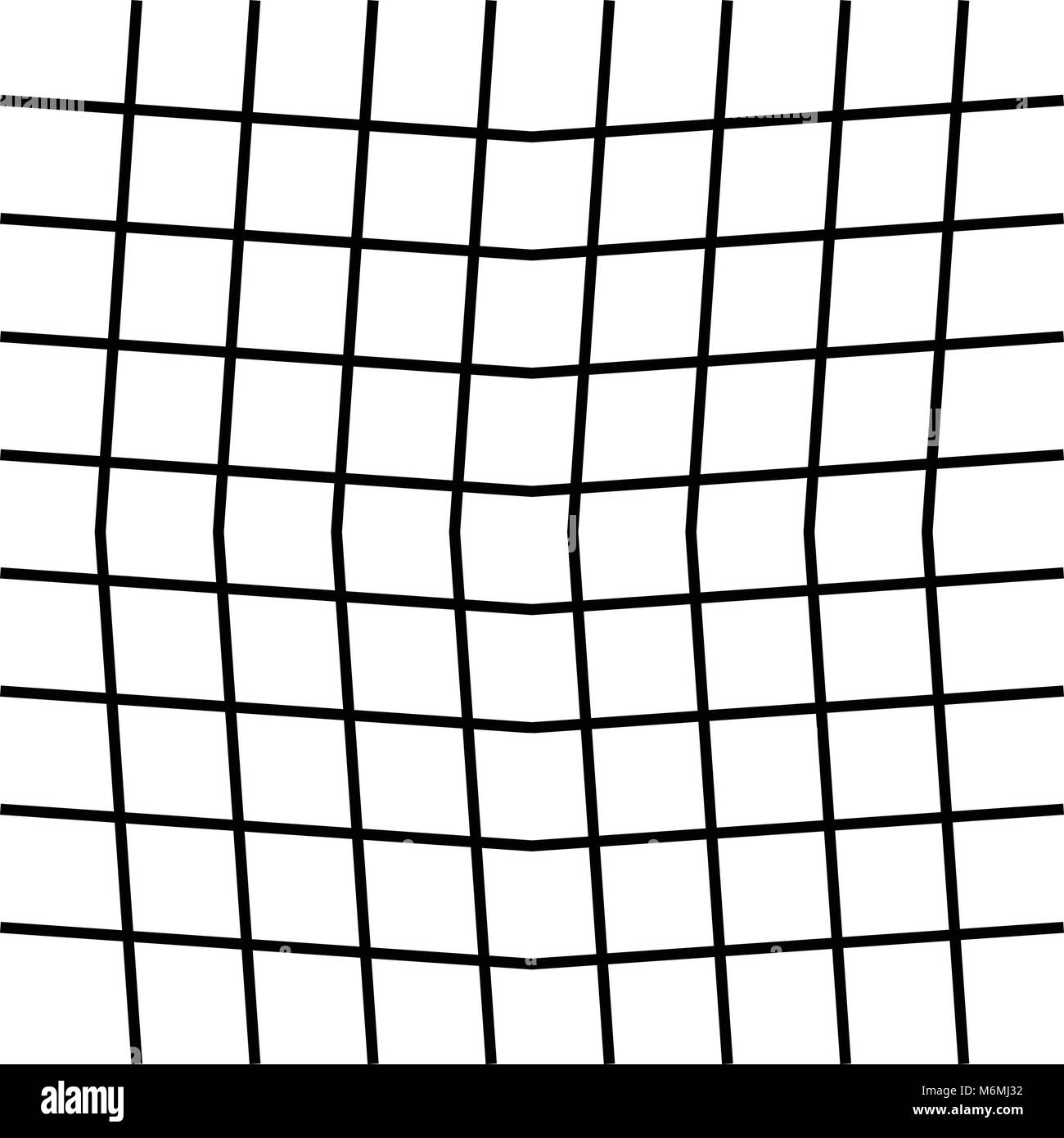 Wavy, zig zag, criss cross grid pattern Stock Vector Image & Art - Alamy