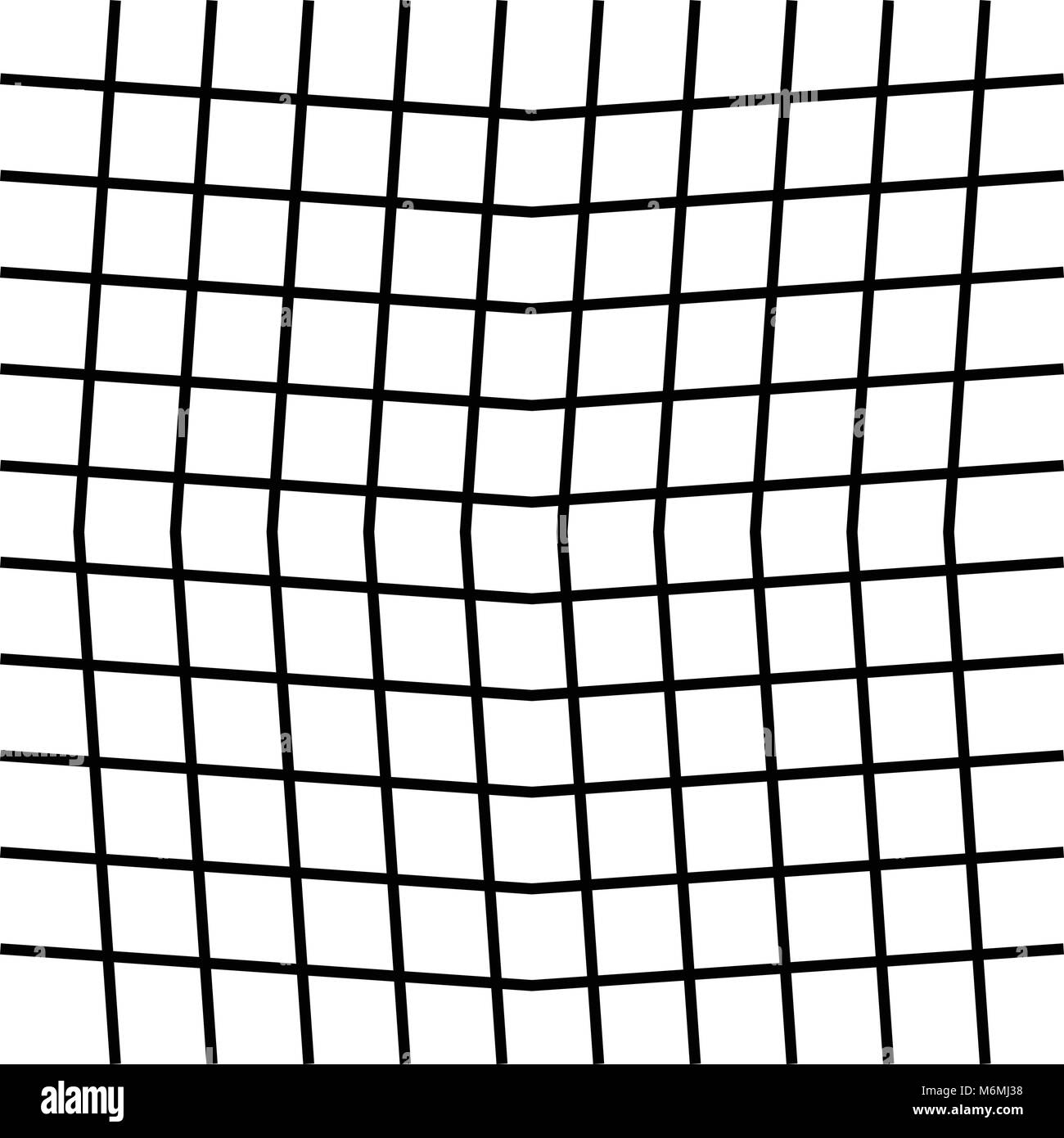 Wavy, zig zag, criss cross grid pattern Stock Vector Image & Art - Alamy