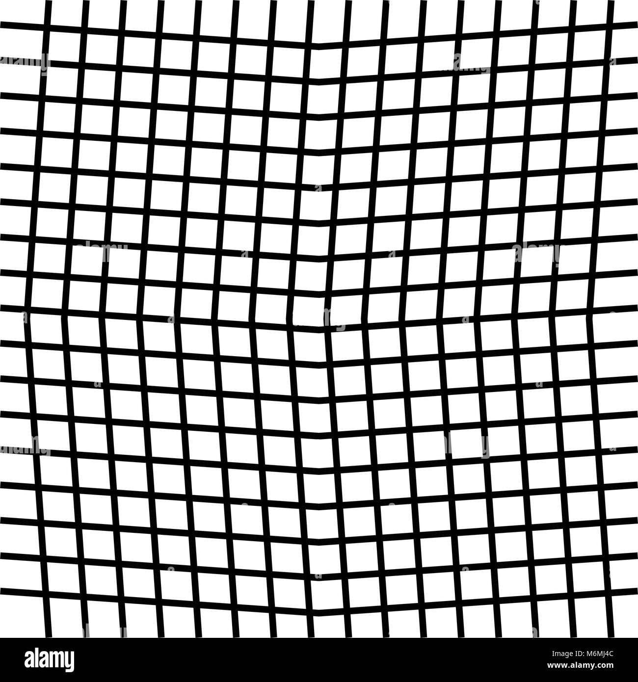 Wavy, zig zag, criss cross grid pattern Stock Vector Image & Art - Alamy