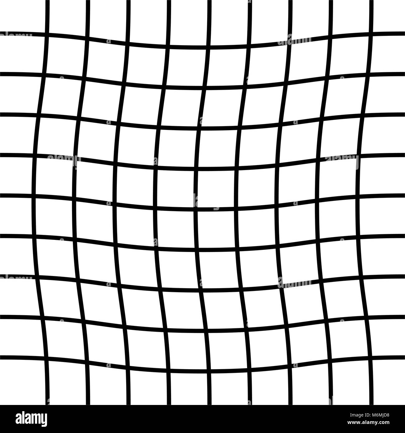 Wavy, zig zag, criss cross grid pattern Stock Vector Image & Art - Alamy