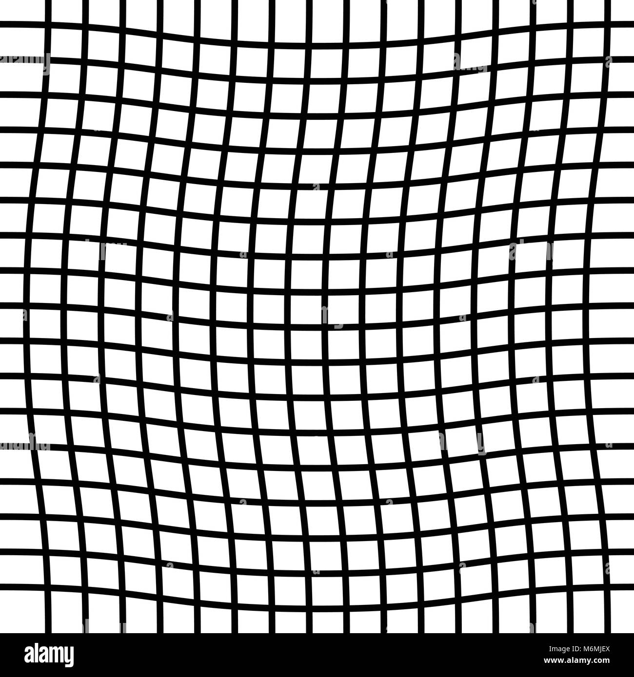 Wavy, zig zag, criss cross grid pattern Stock Vector Image & Art - Alamy